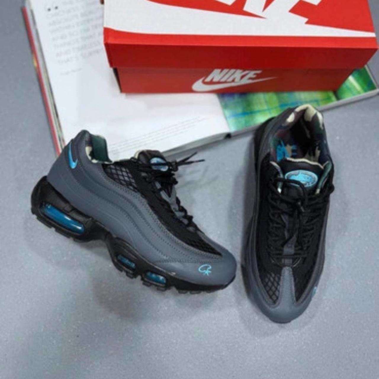 Nike air max 95 black corteiz grey Brand new in box... | Depop
