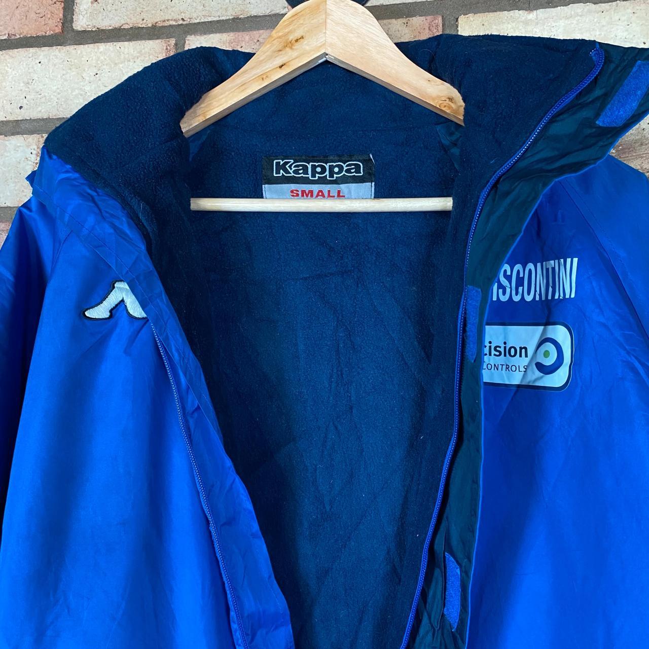 Kappa Full Zip Padded Jacket Blue Small Size on... - Depop