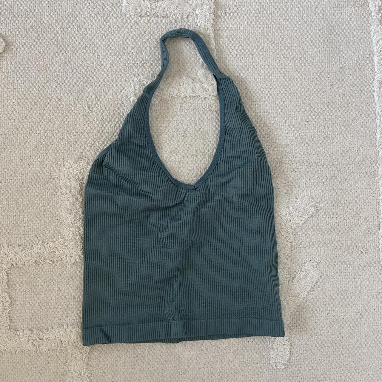 Urban outfitters blue out from under halter neck... - Depop