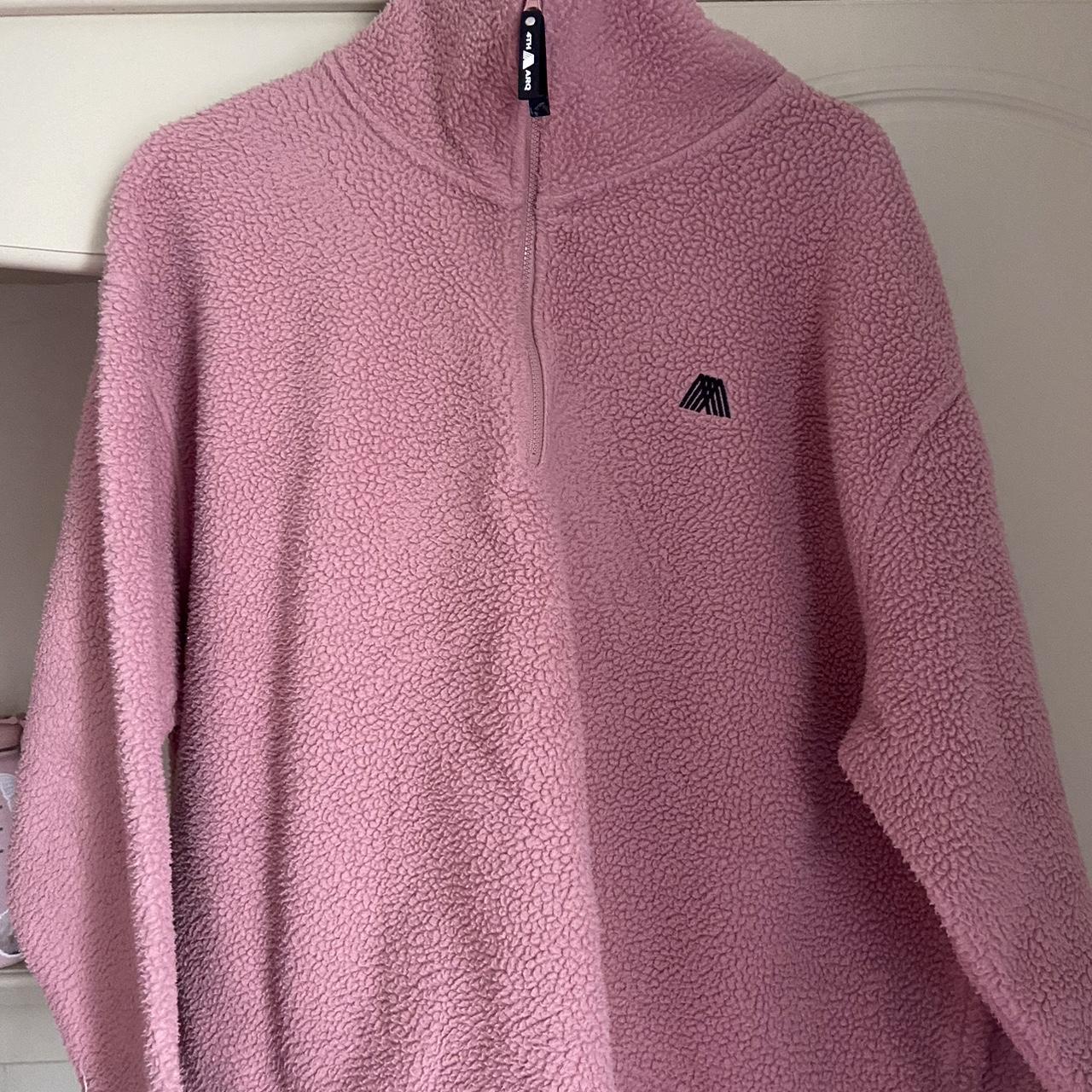 Pink 4th arq half zip. In perfect condition - Depop