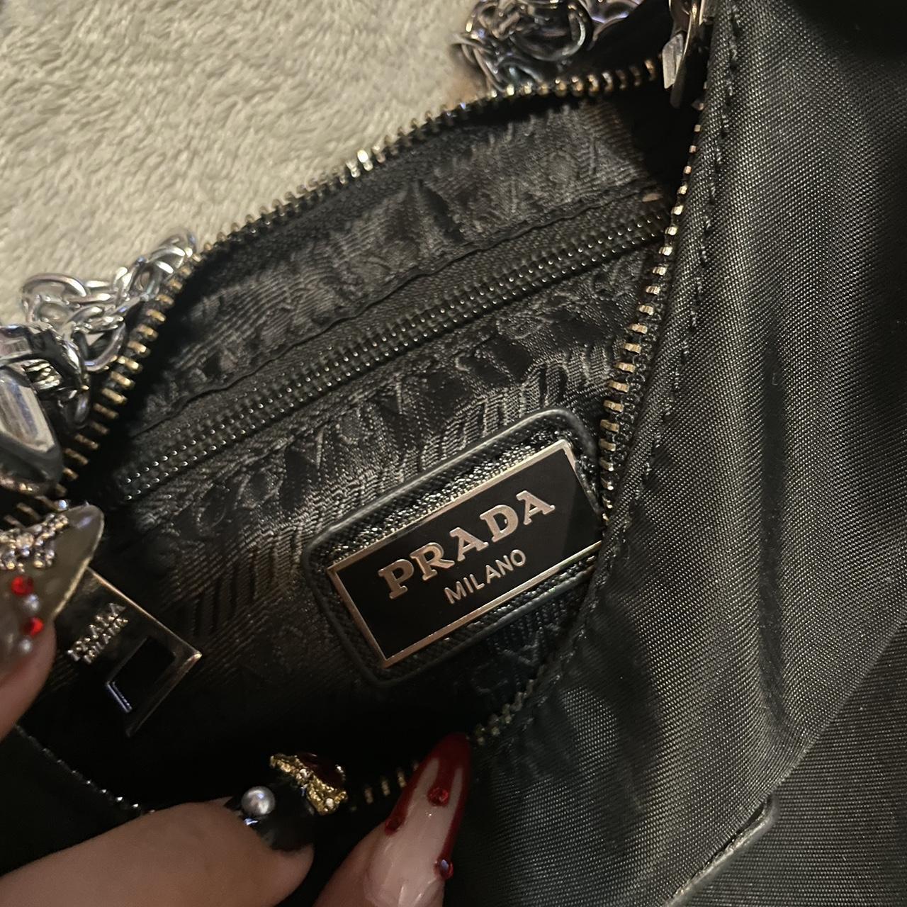 Prada Chain Bag 🩶 AUTHENTIC of course, hate to... - Depop