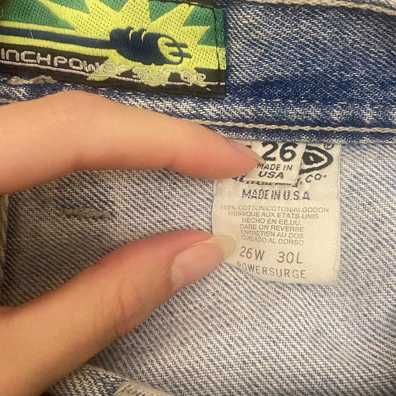 JNCO wide leg, high waisted denim jeans 26inch... - Depop