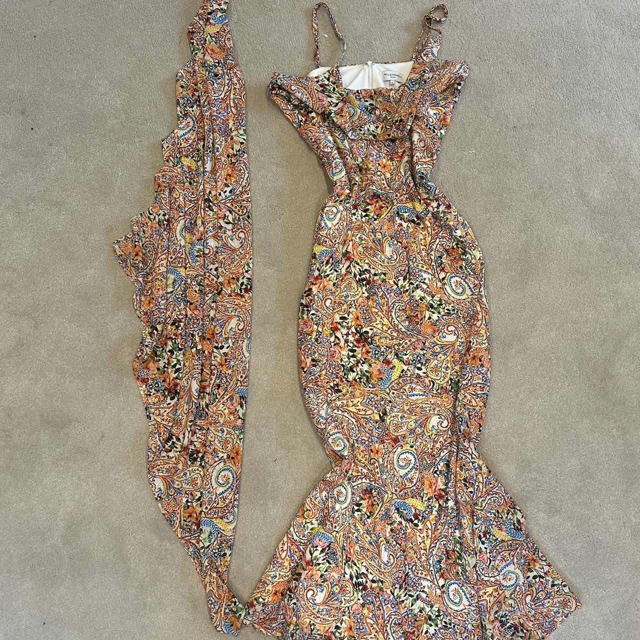 Millie Modelli Picasso maxi dress and headscarf in... | Depop
