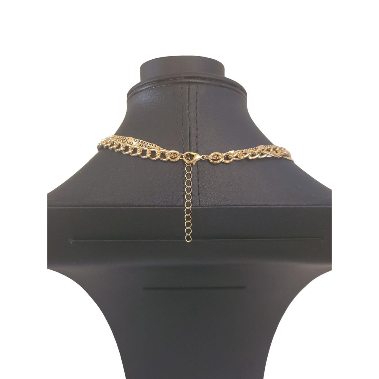 Simply beautiful gold necklace set. Made of alloy.... - Depop