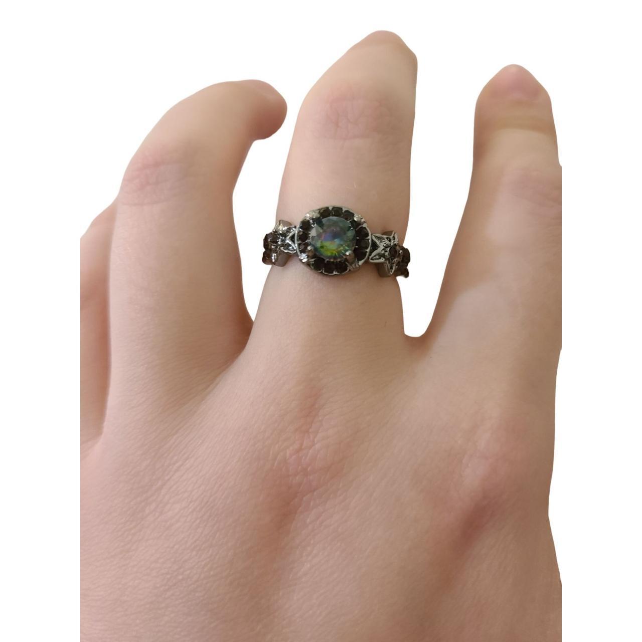 Beautiful gothic ring, size 8. Made with alloy and... - Depop