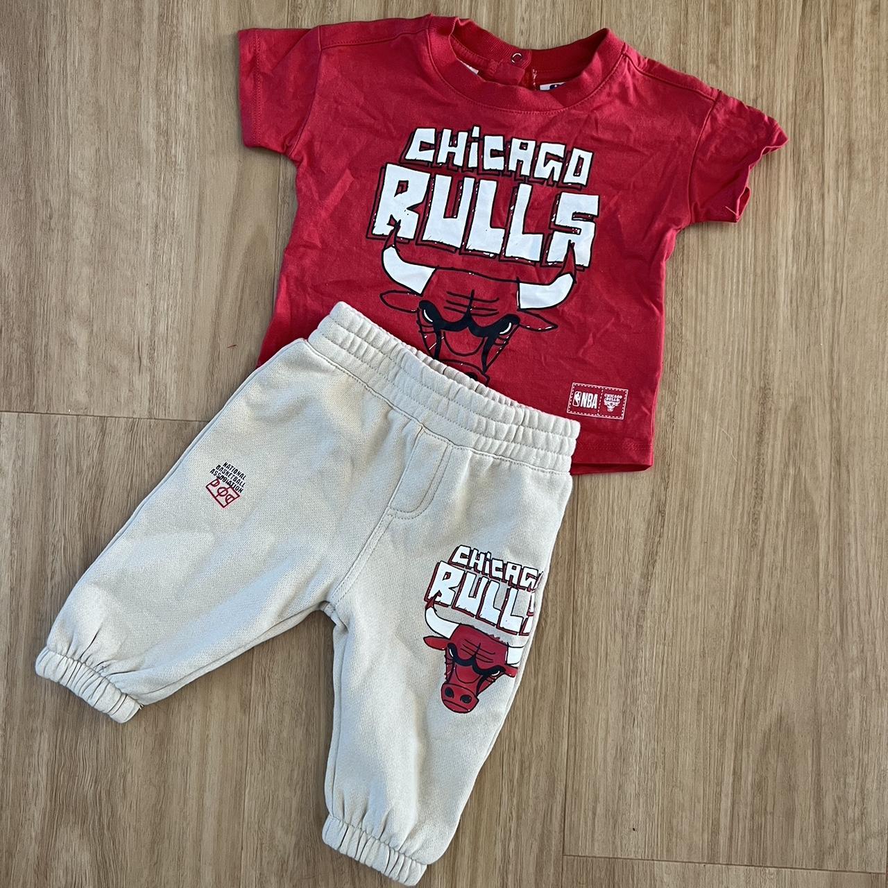 Cotton On kids chicago bulls set Size 3-6... - Depop