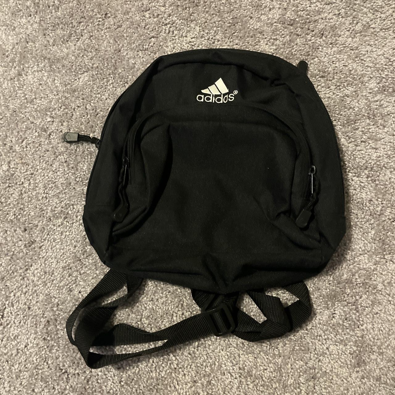 vintage adidas mini backpack used a couple times... - Depop