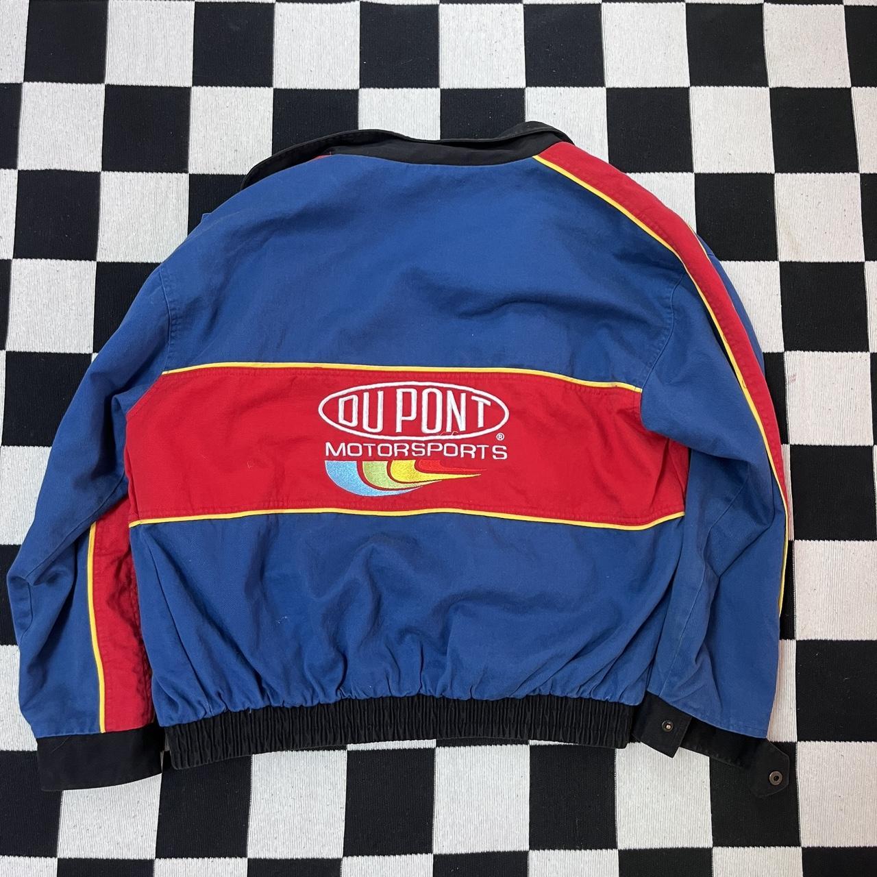 vintage DuPont racing jacket size medium great... - Depop