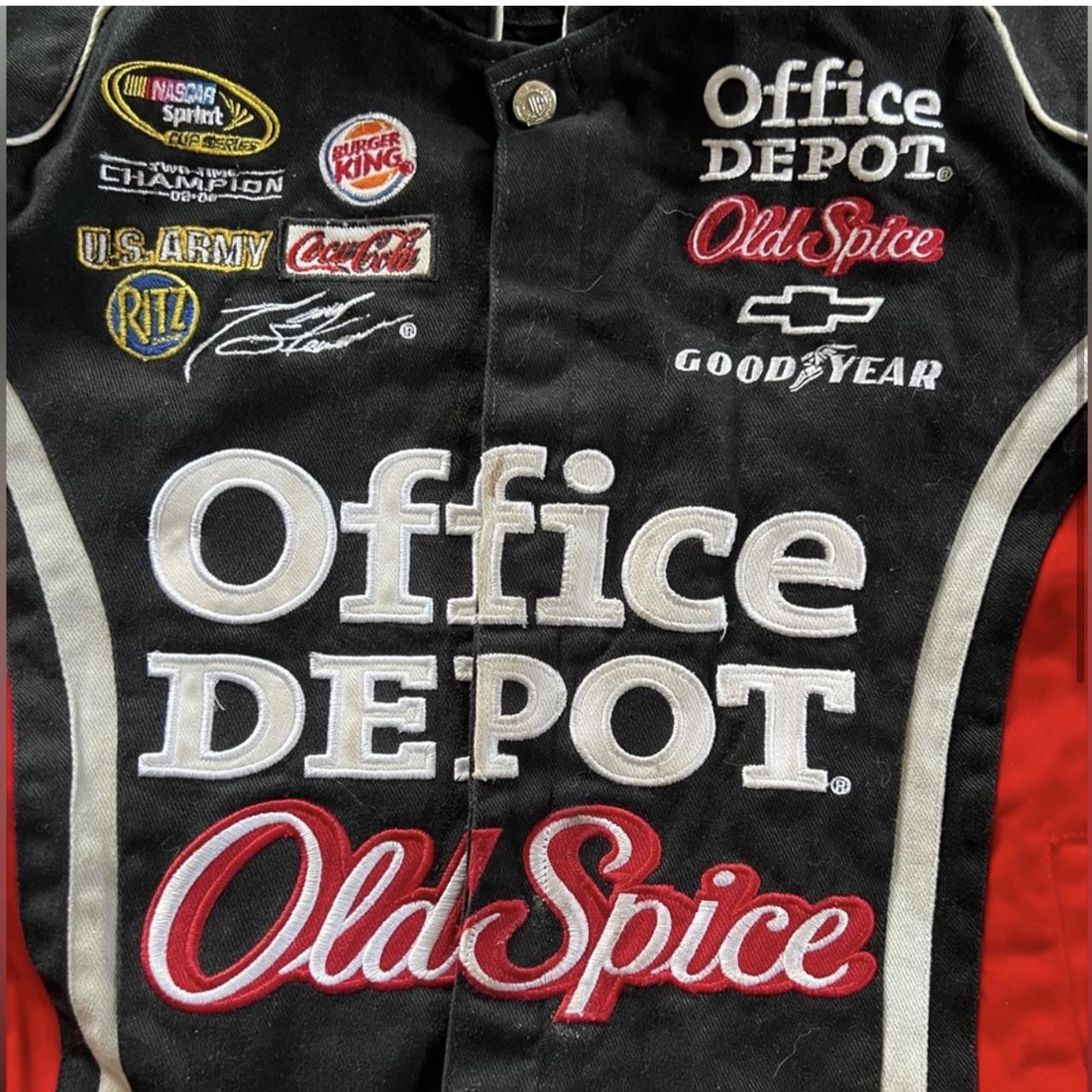 NASCAR Office Depot button up racing jacket size:... - Depop