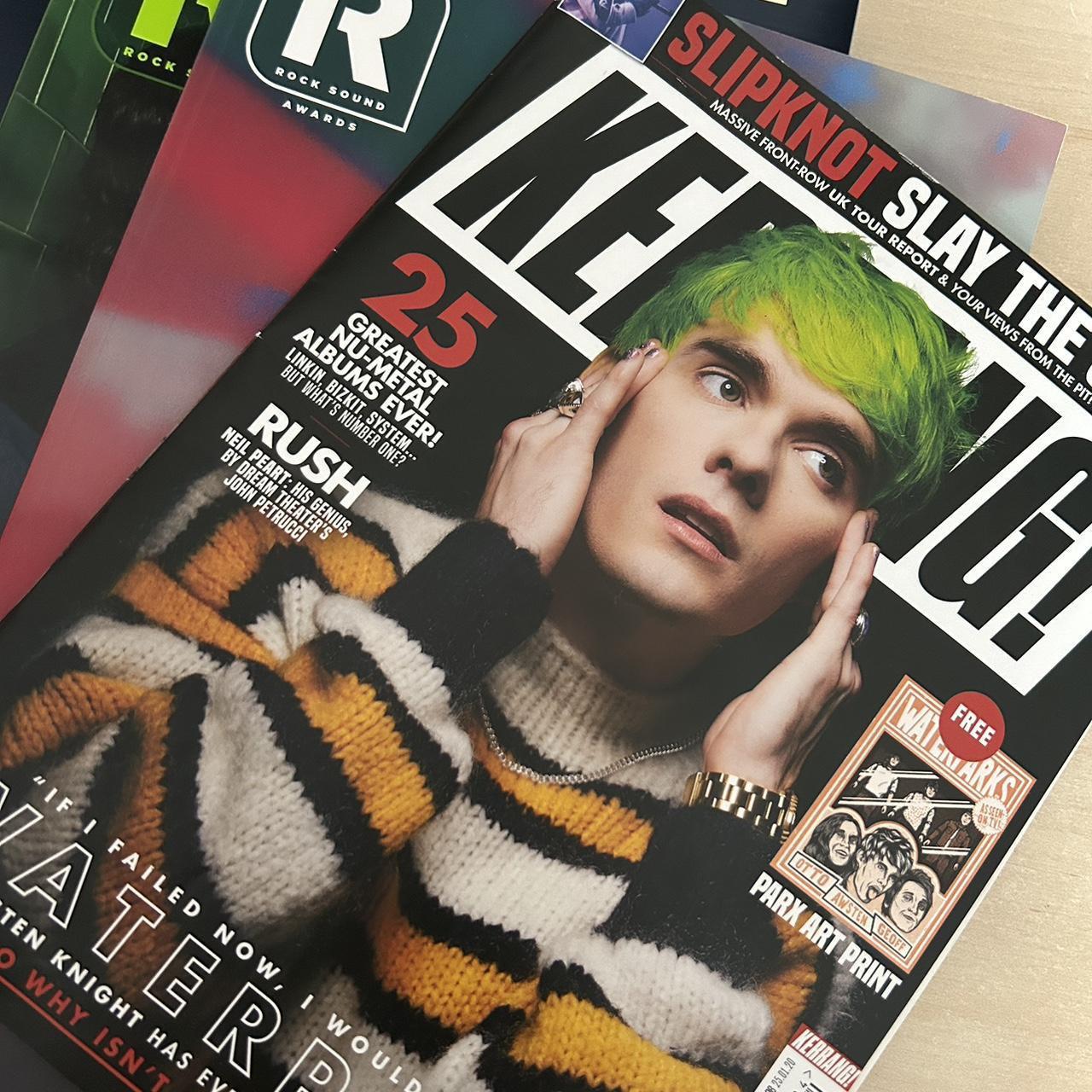 Kerrang Magazine feat. Waterparks cover story 💚 •... - Depop