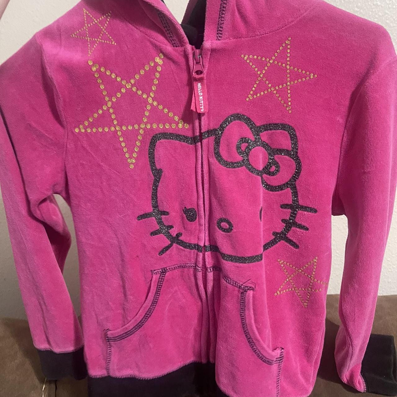 HELLO KITTY Y2K VELOUR JACKET 💕💕💕💕 Super cute and... - Depop