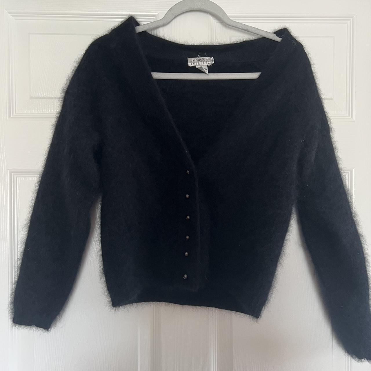 Adorable vintage mohair cardigan!! • size medium on... - Depop