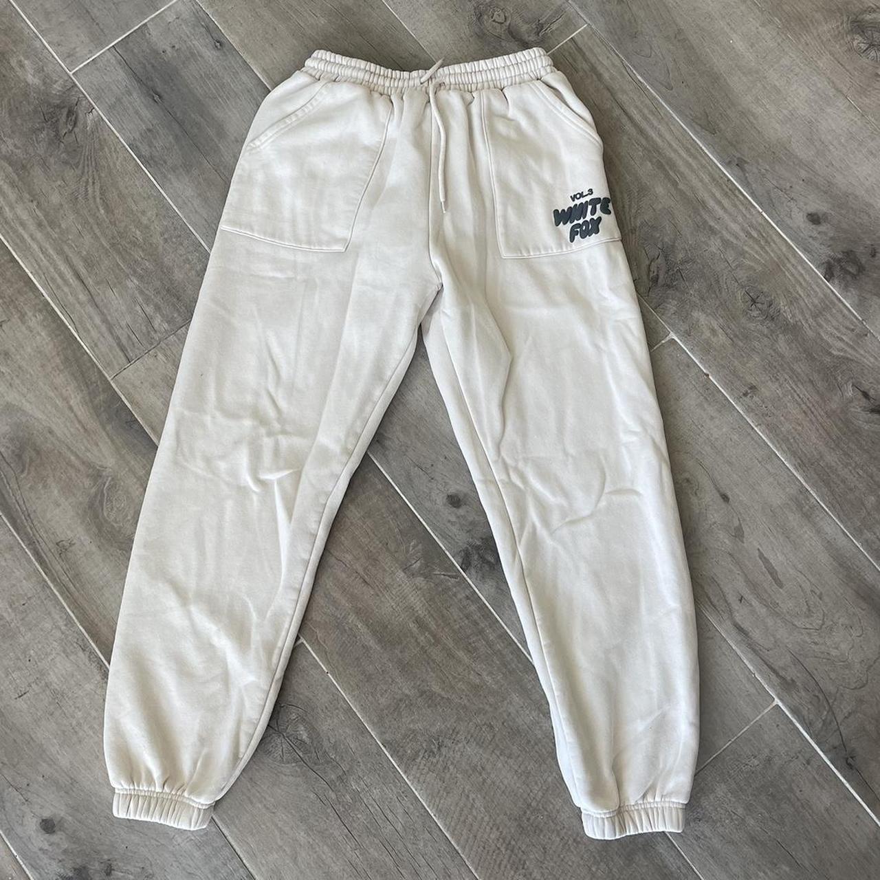 White Fox Sweats -so comfy -never worn - Depop