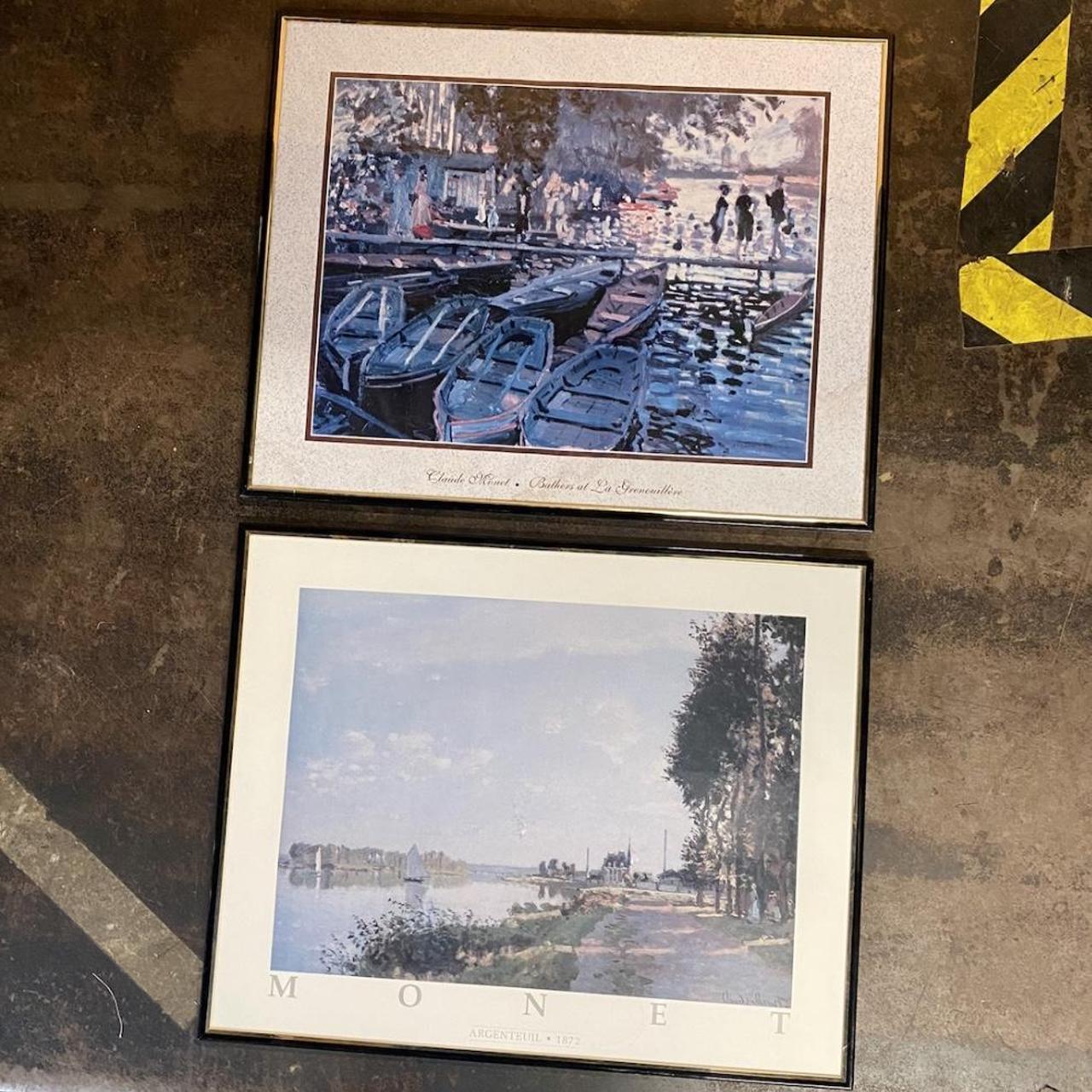 A super super sick one Lot of 2 Vintage Monet Art... - Depop