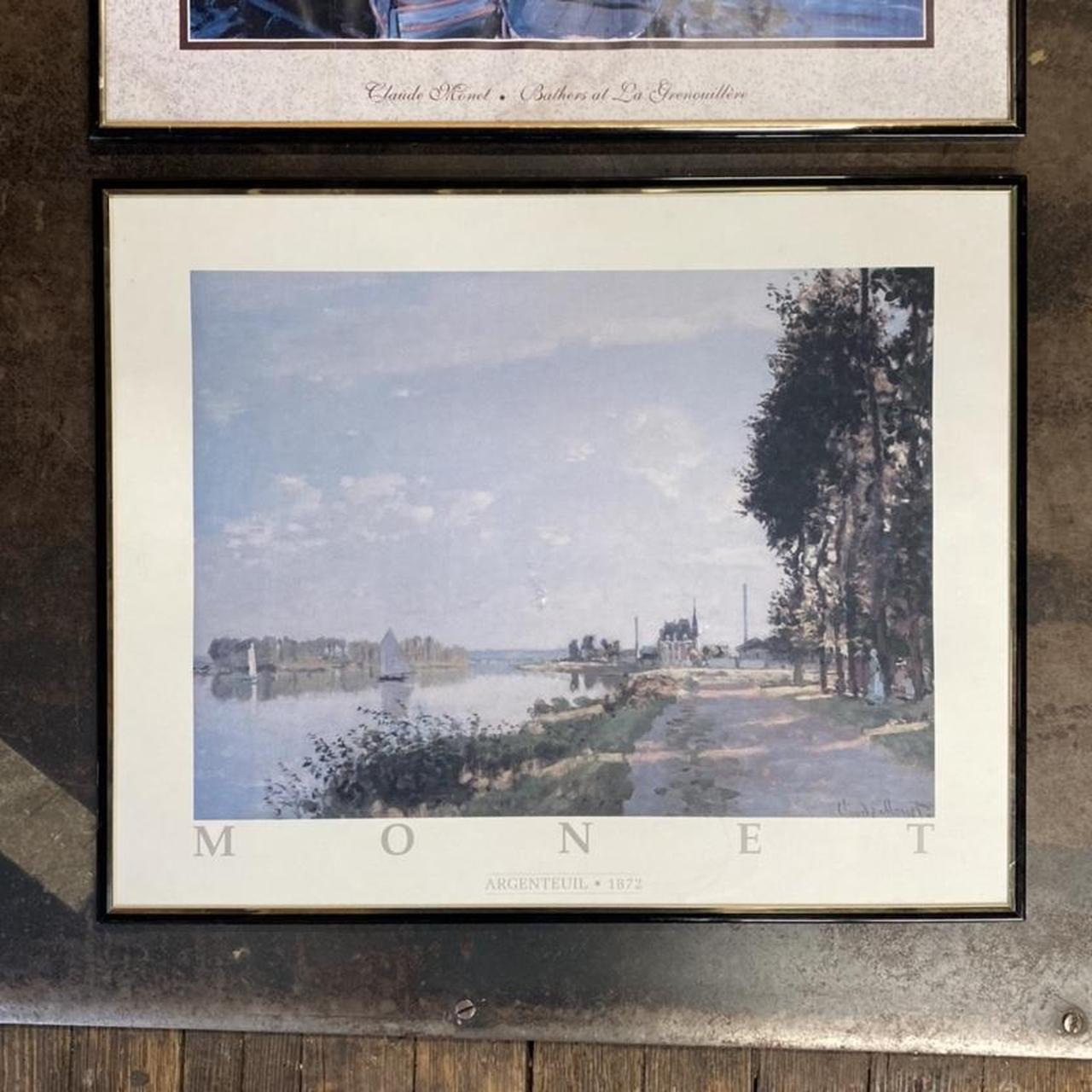 A super super sick one Lot of 2 Vintage Monet Art... - Depop