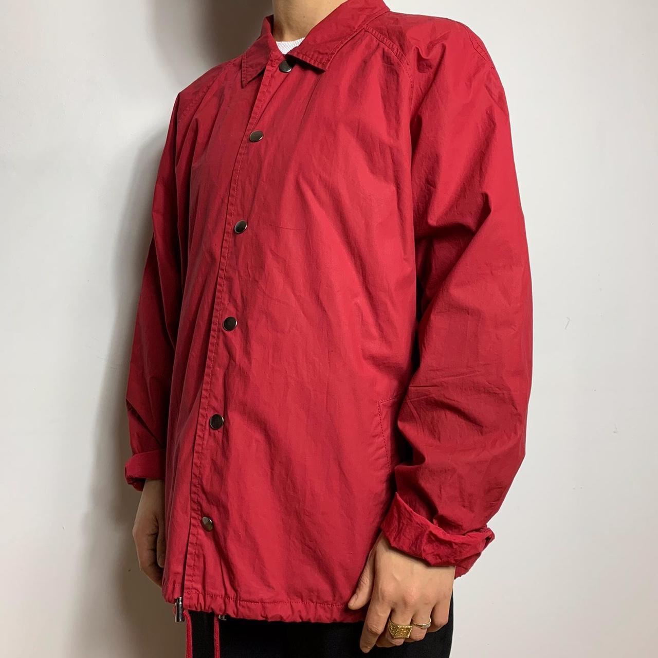 VINTAGE COACH JACKET Red Size M Excellent Condition - Depop