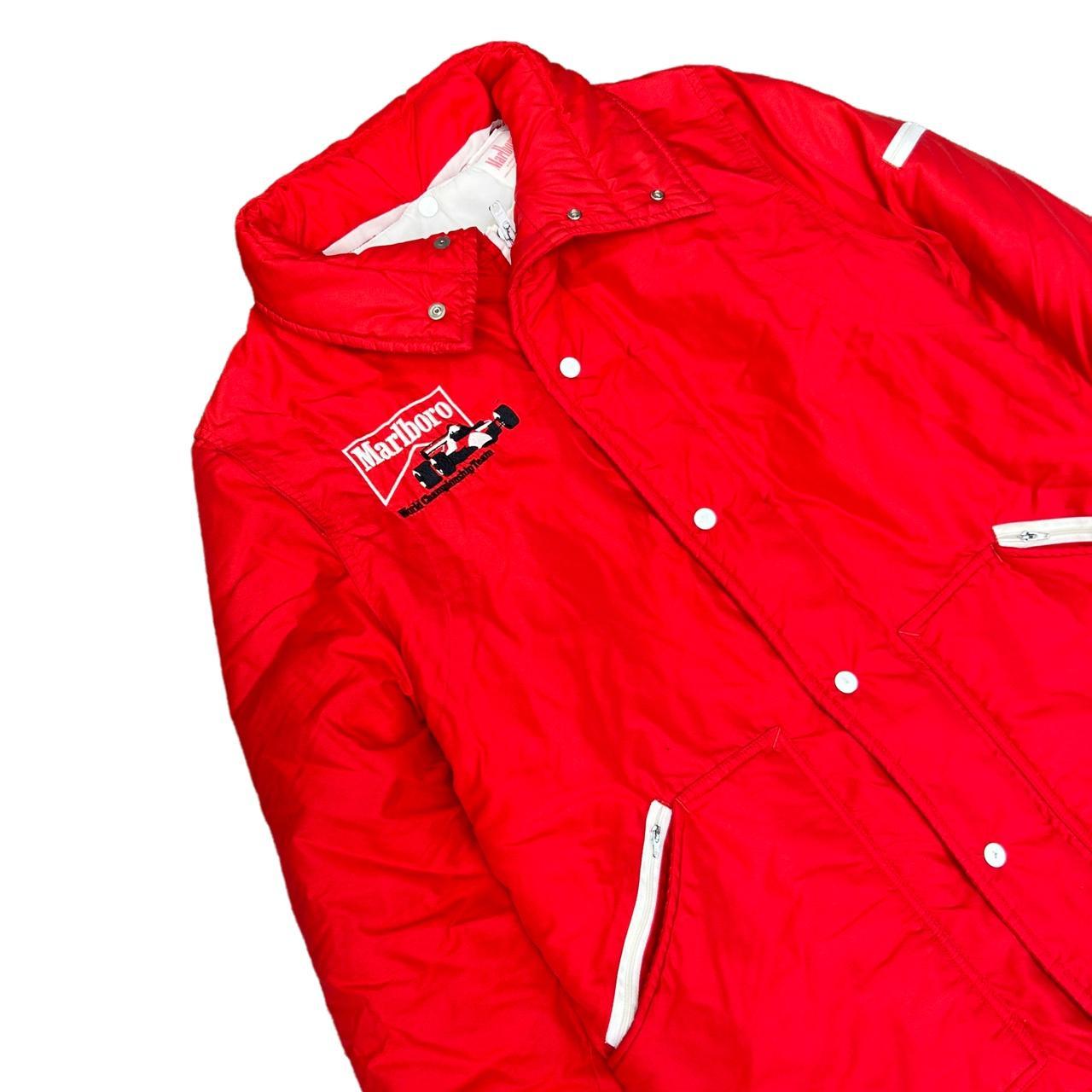 1980's Marlboro Official Marlboro Racing Team Jacket... - Depop