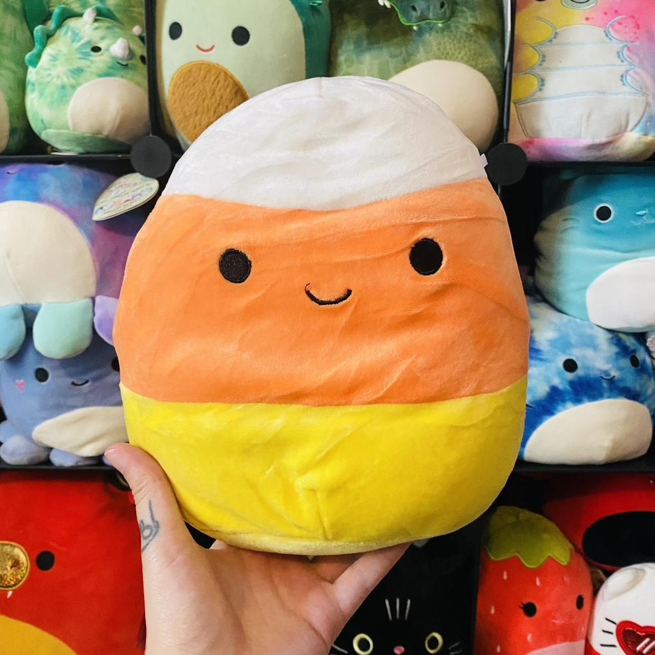 Squishmallows Halloween Cannon the candy corn new... - Depop