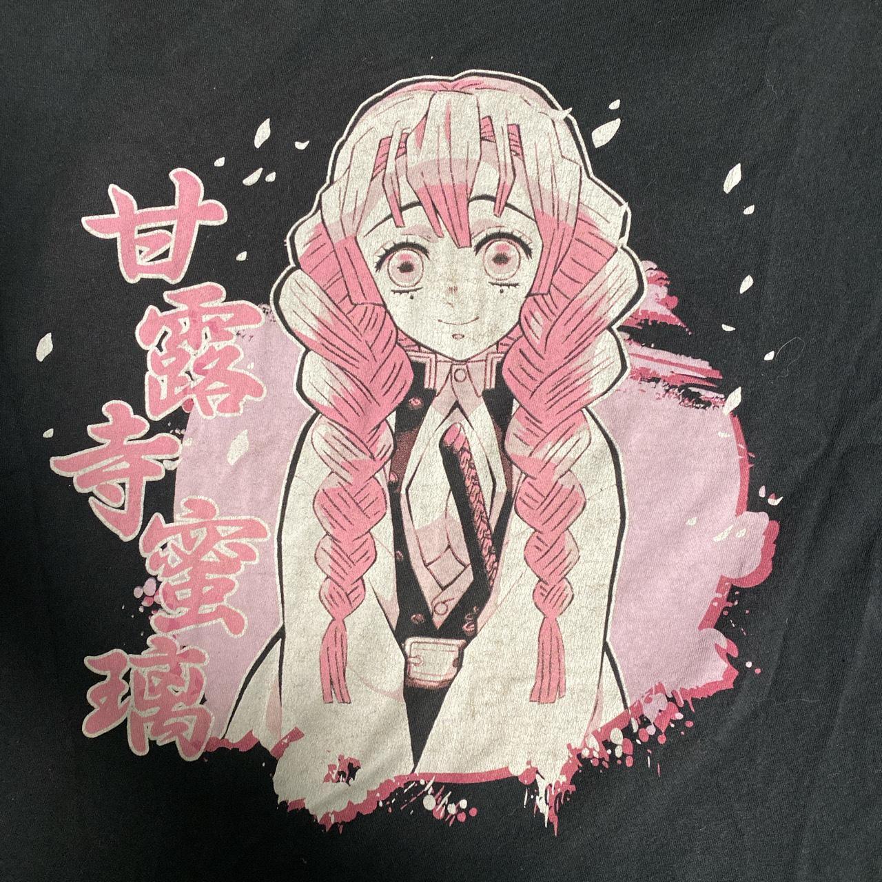 Demon slayer Mitsuri T-shirt condition is worn but... | Depop