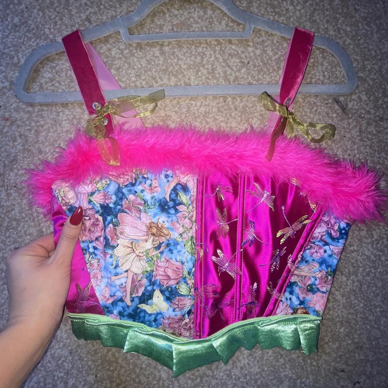 Faded Fairy hand made custom corset top size S best... - Depop