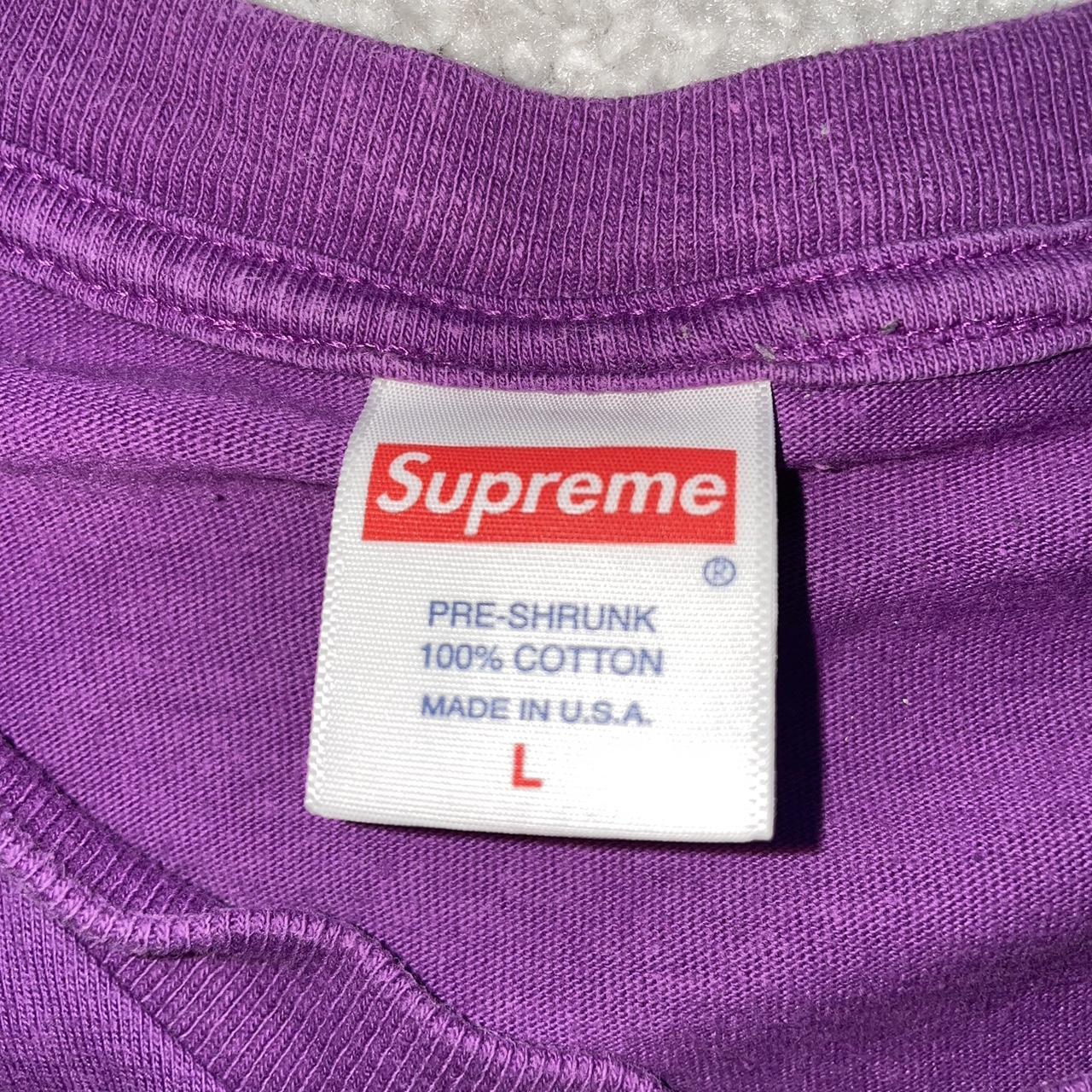 Supreme Men's Purple T-shirt | Depop