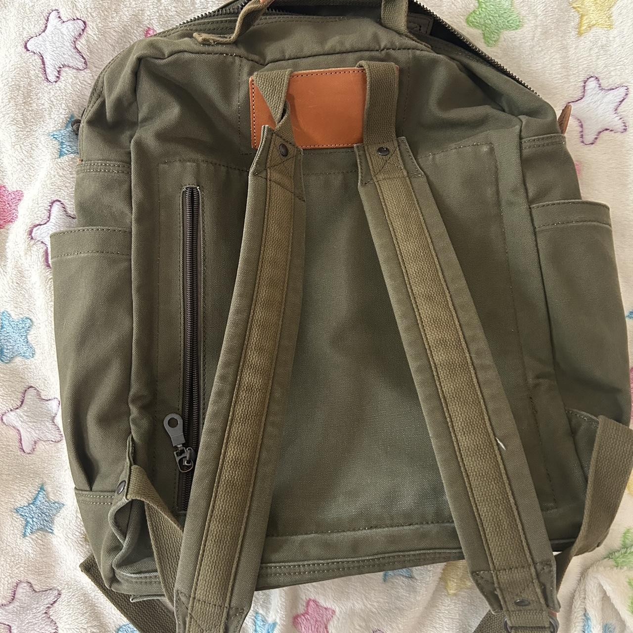 Army Green Hippie Backpack 🌲 -very spacious with... - Depop