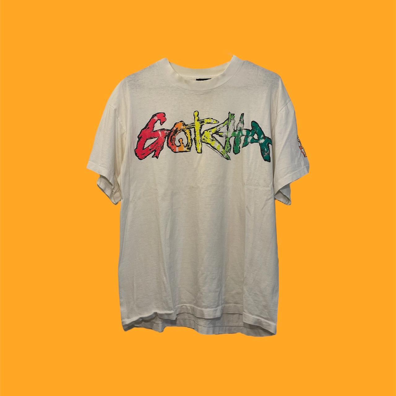 Gotcha Men's White T-shirt | Depop