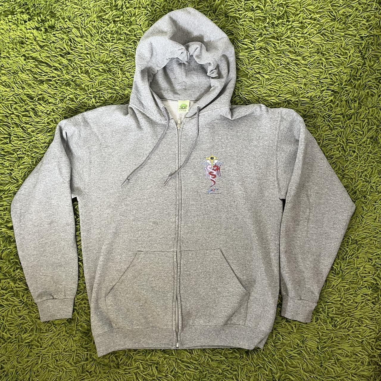 FROG SKATEBOARDS ZIP UP SIZE LARGE | Depop