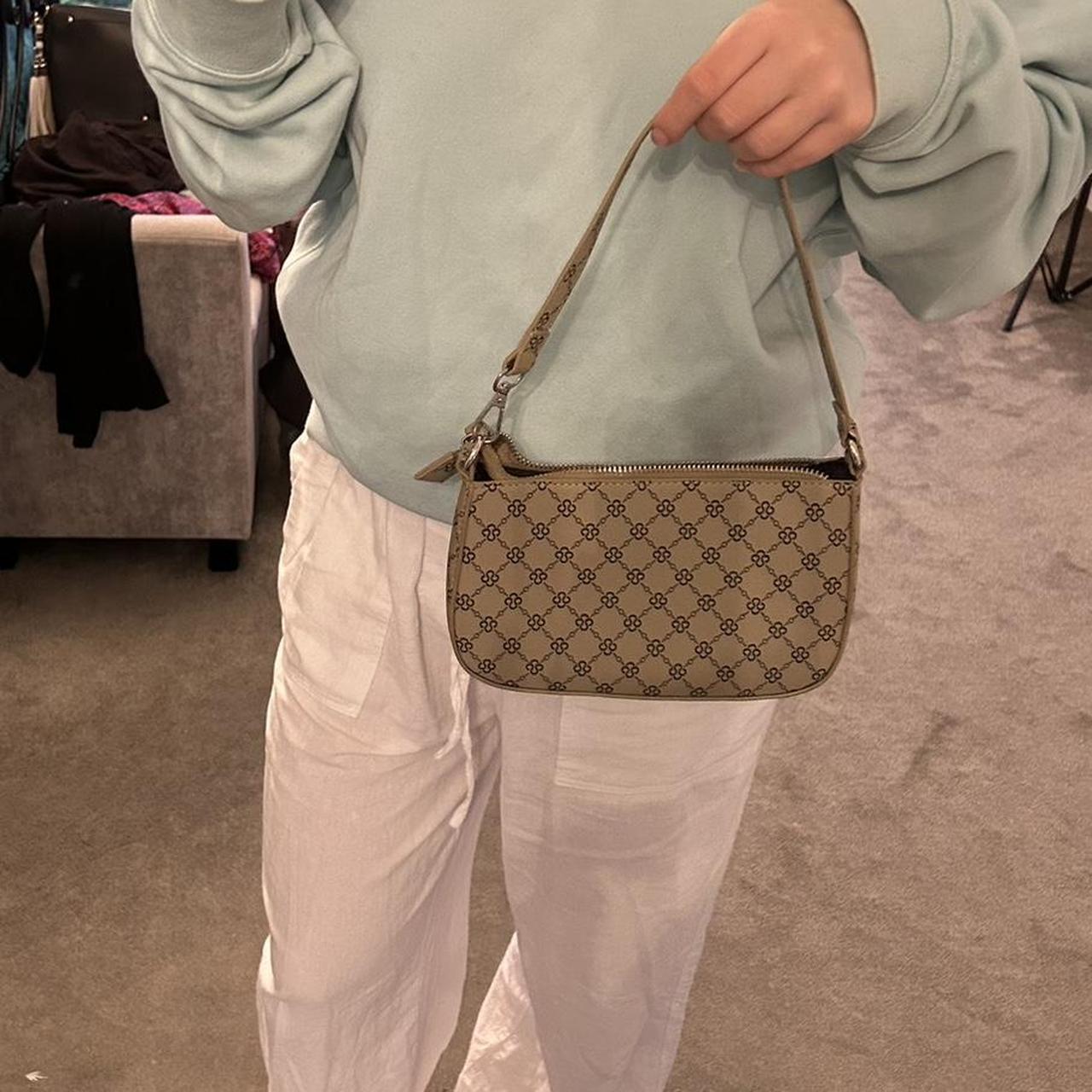 Missguided brown shoulder bag Brown with dark brown... - Depop