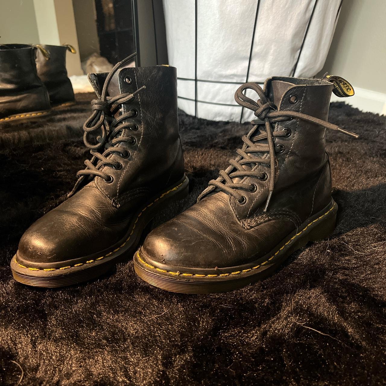 classic black docs! Super comfy! Loved em till I... - Depop