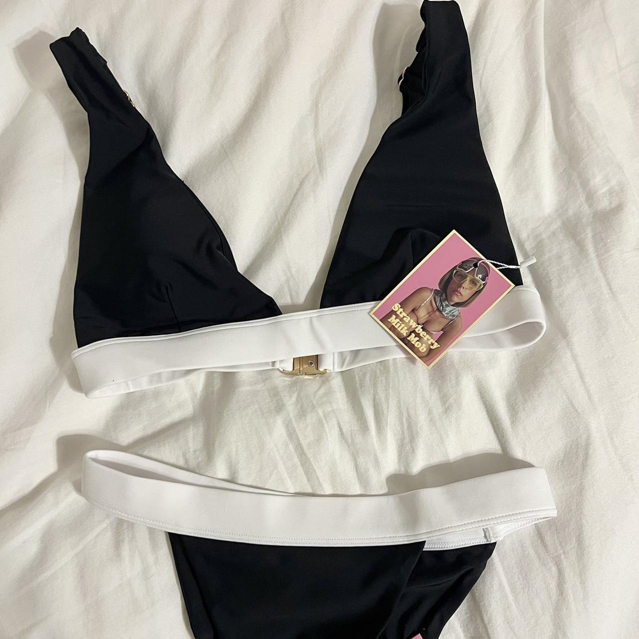 Strawberry milk mob basil swimsuit... - Depop