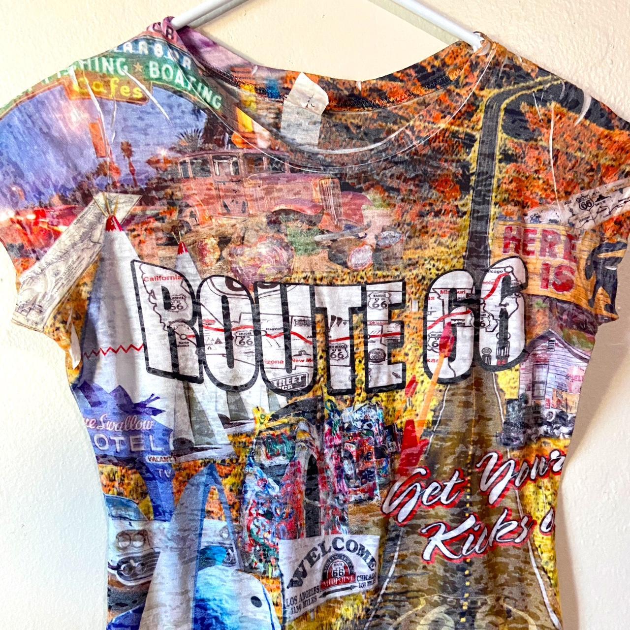 Super cool Route 66 T-shirt, this shirt has only... - Depop