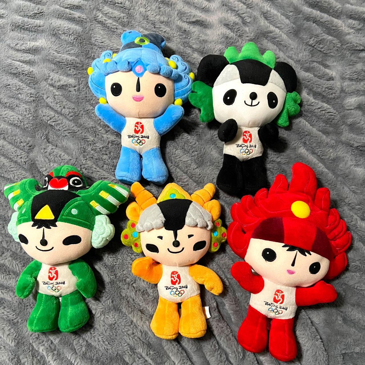 Complete set of 5 2008 Beijing Olympics plush toys.... - Depop