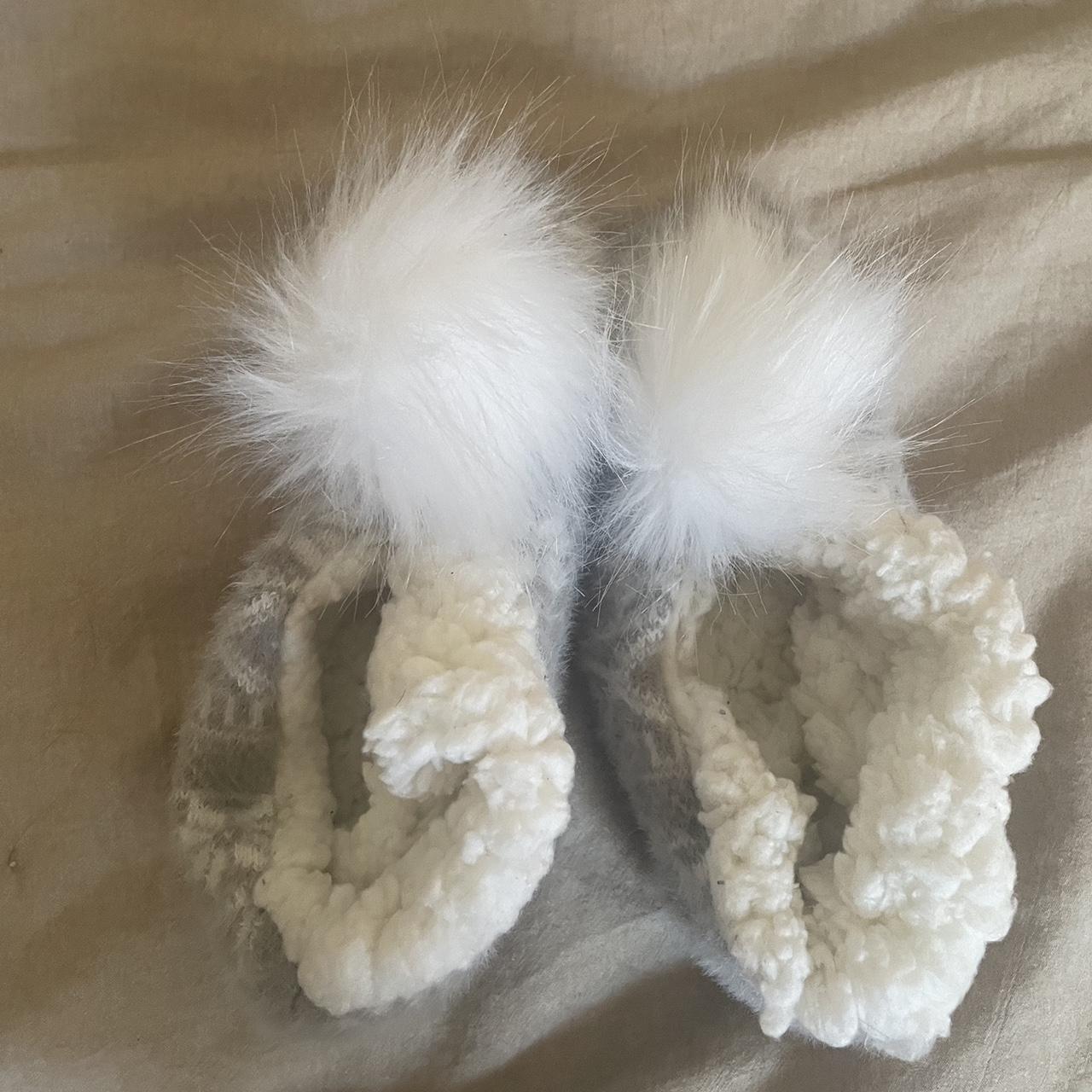 fuzzy flippers - Depop