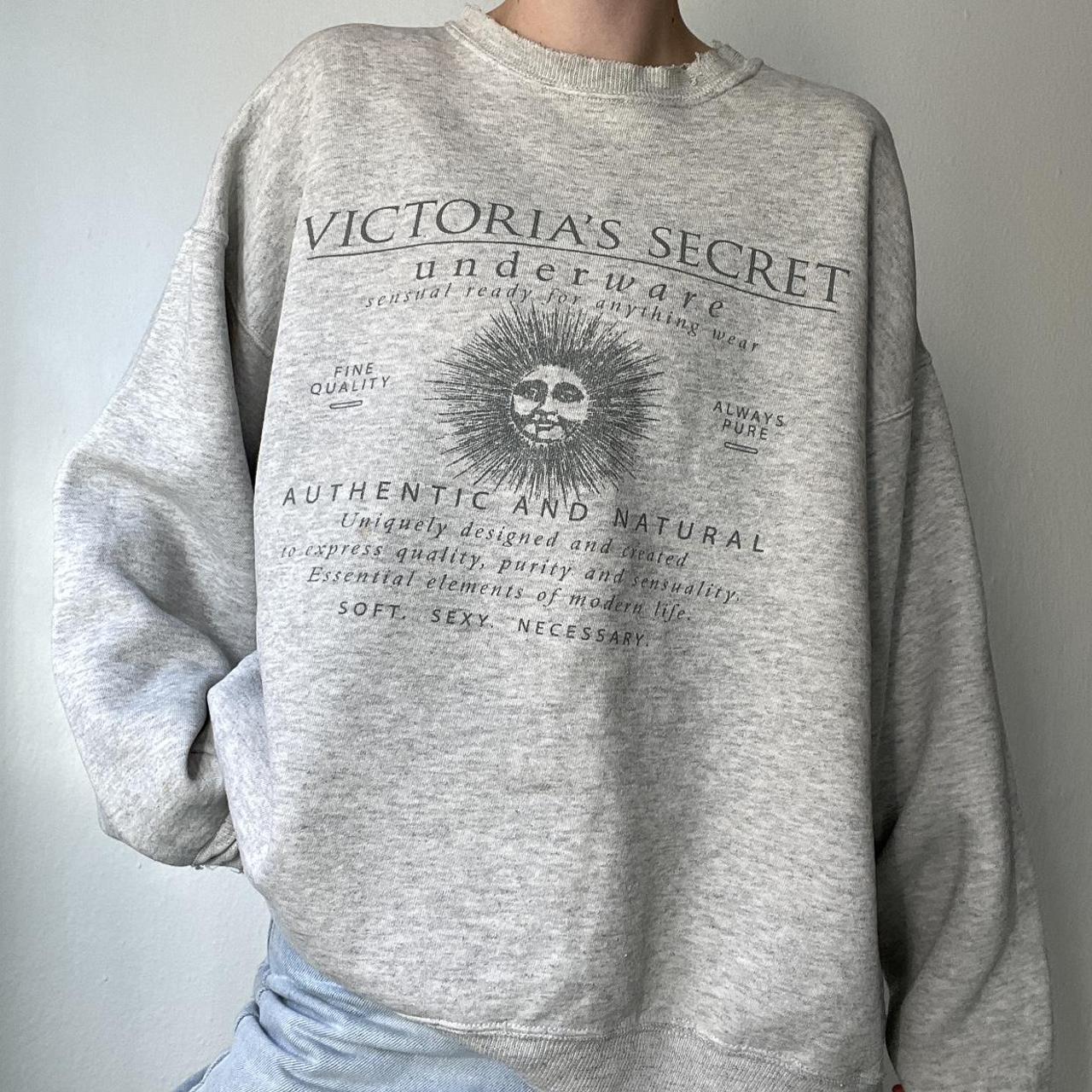 vintage victoria’s secret crewneck. lots of wear on... - Depop