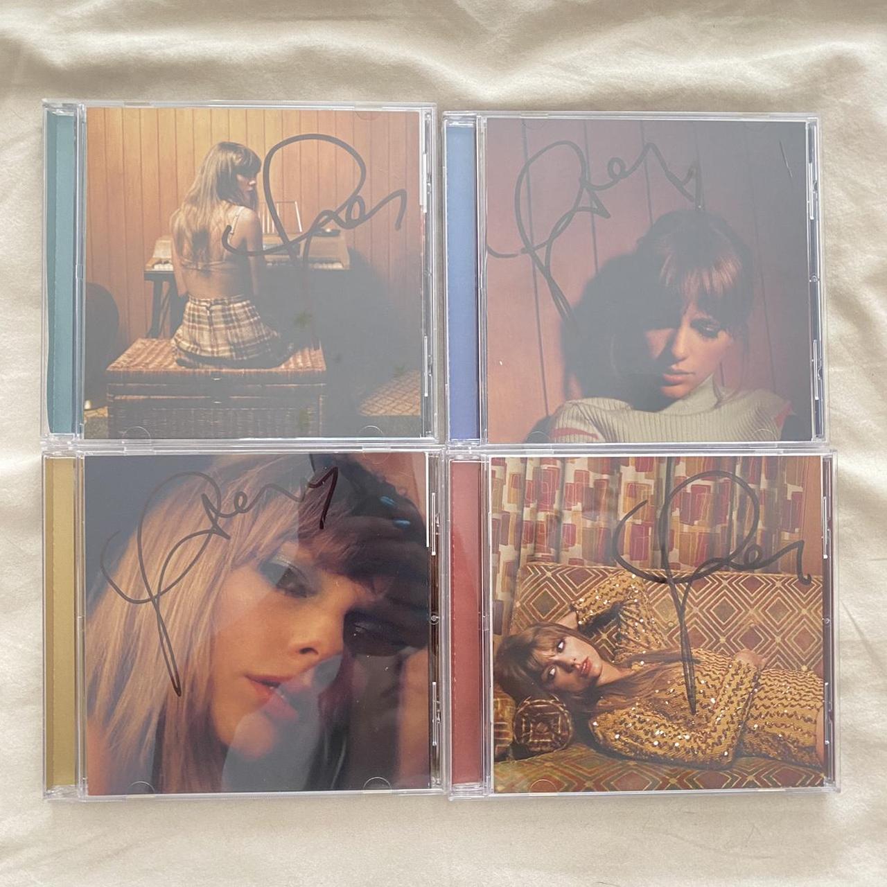 Taylor swift Signed midnights cds - full set Jade... - Depop Taylor swift Signed midnights cds - full set Jade... - Depop