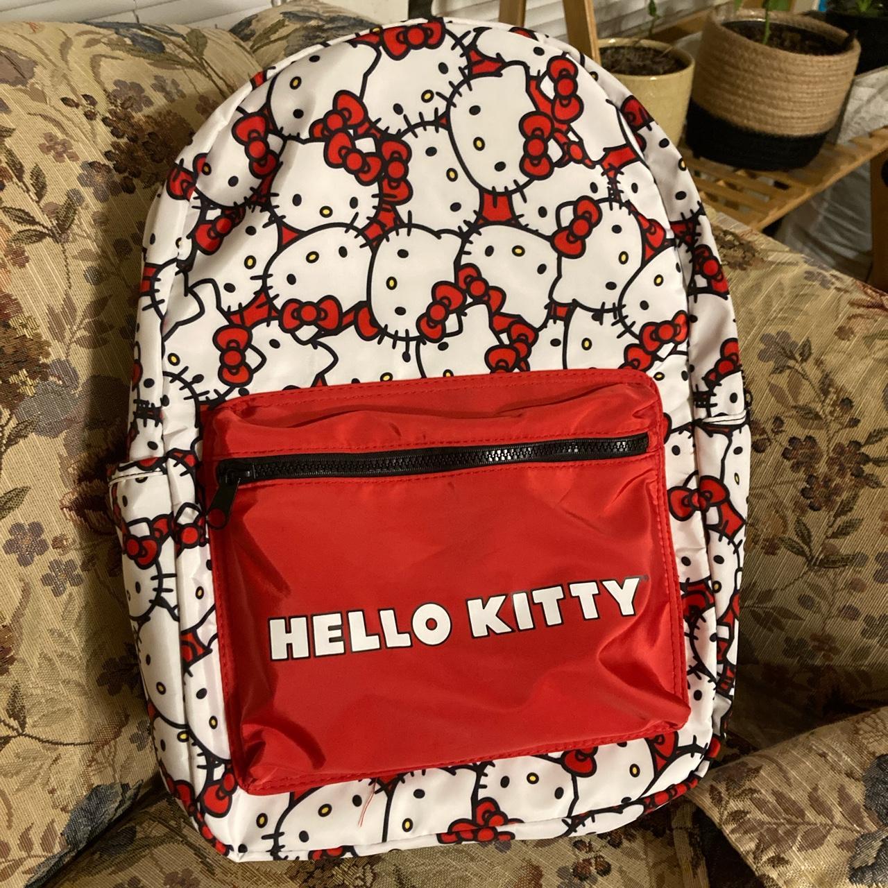 Hello kitty red and white backpack! Brand new with... - Depop