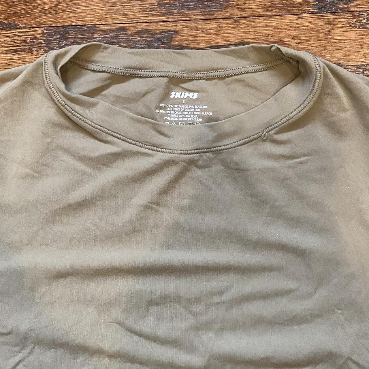 Skims Khaki Fits Everybody Long Sleeve - Depop