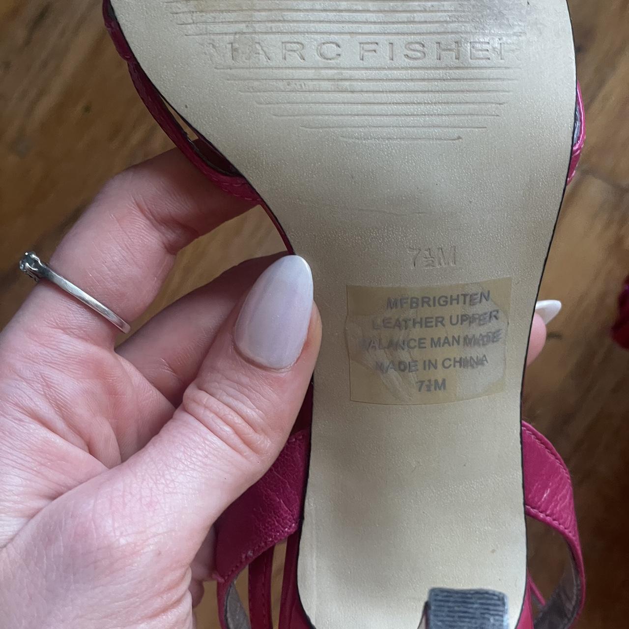 Marc Fisher Women's Pink Courts | Depop