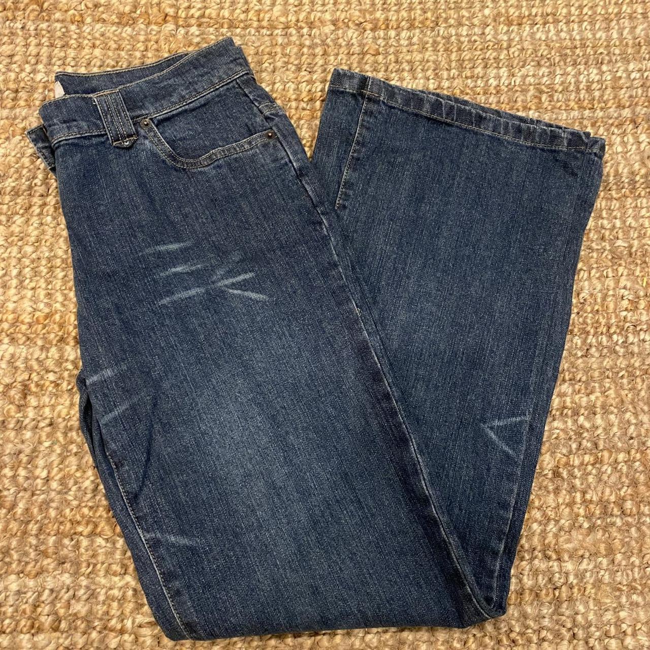 Rocha John Rocha Low Wait Denim Jeans Measures w28... - Depop