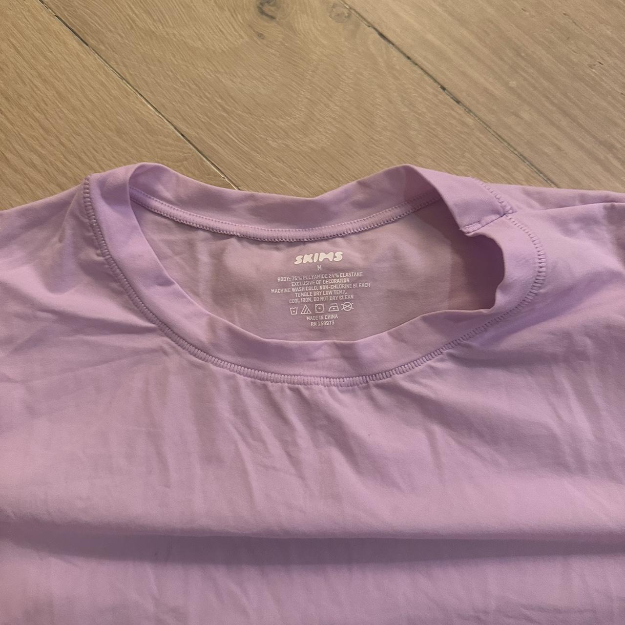 skims purple fits everybody tee - Depop