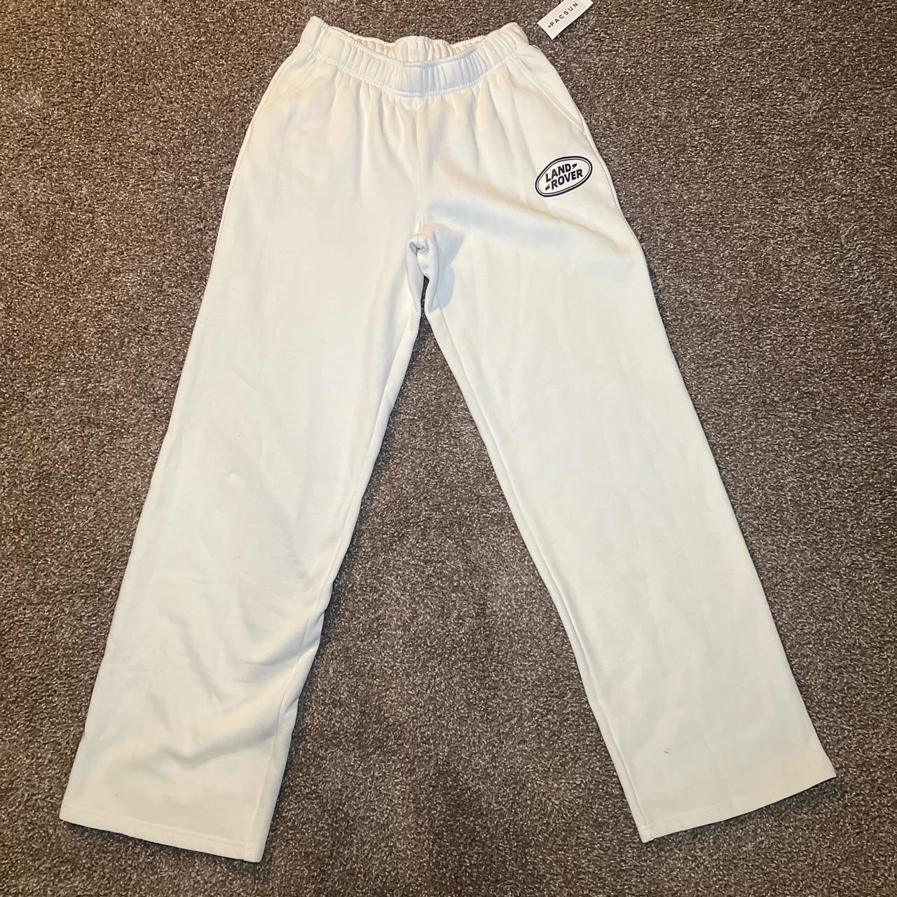 Land Rover wide leg sweatpants size small (can fit... - Depop