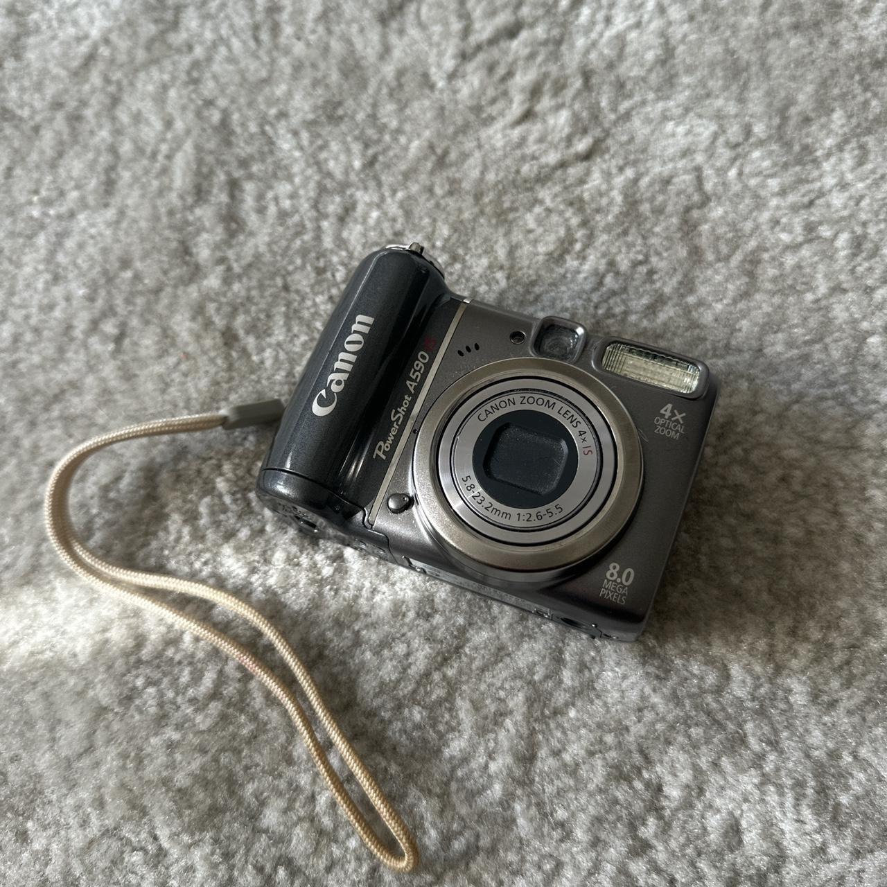 Canon Powershot A590 IS digital camera, 4x zoom... - Depop