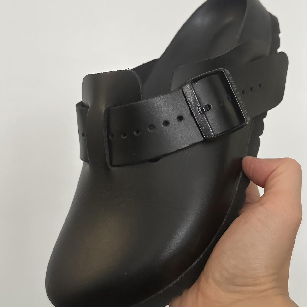 Rick Owens x Birkenstock Boston Black Size EU 35/... - Depop