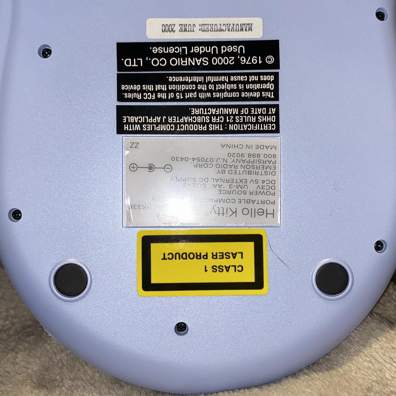 Hello Kitty Sanrio vintage CD player In original... - Depop