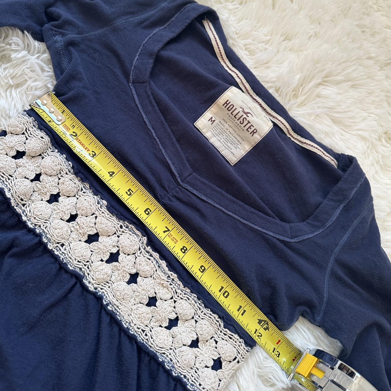 Y2K Mid 2000s Bella Swan Preppy 3/4 Sleeve Navy Boho... | Depop