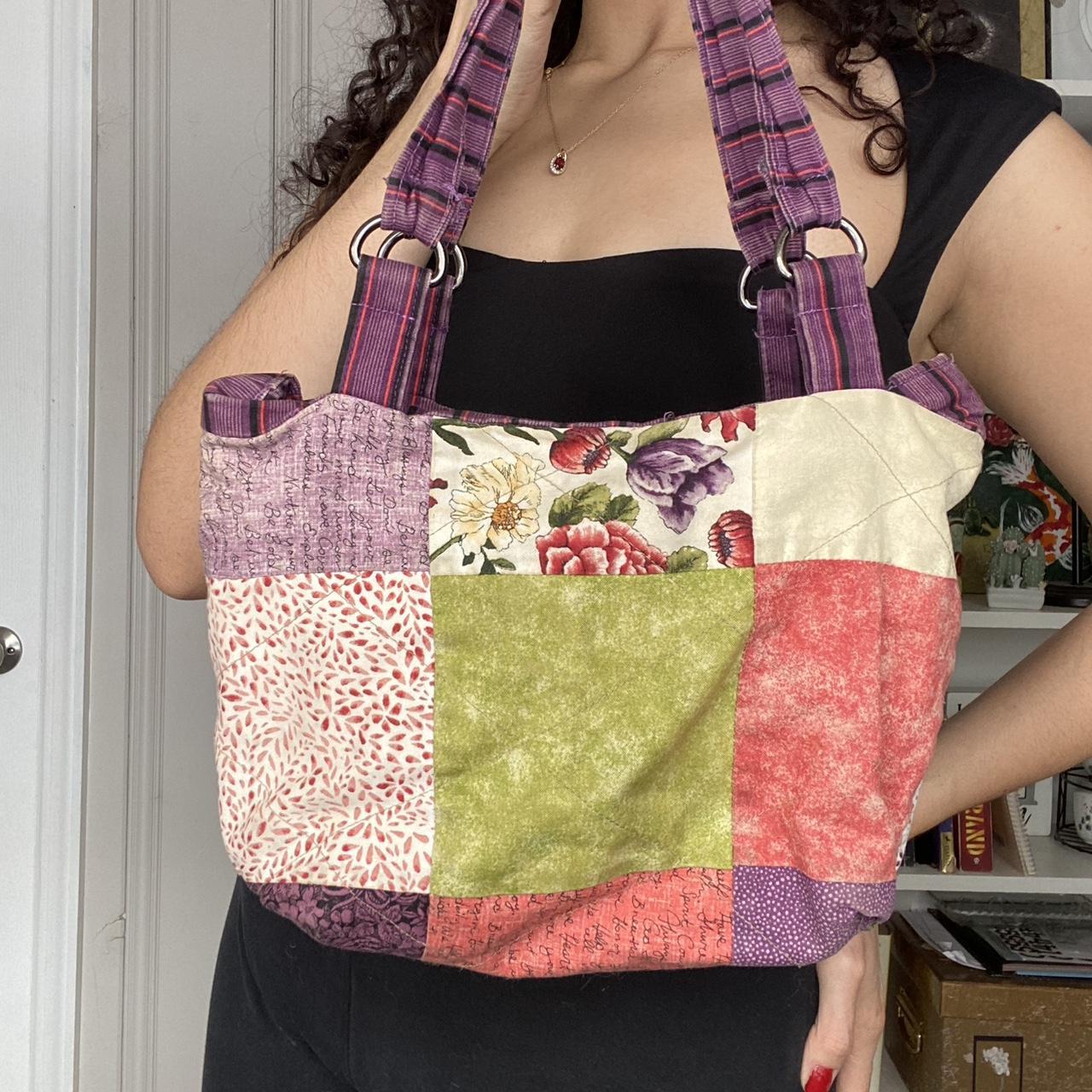 Boho patchwork bag 🧵 No brand Measurements in... - Depop