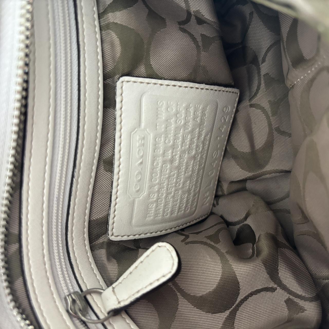 Super cute vintage cream coach shoulder bag with... - Depop