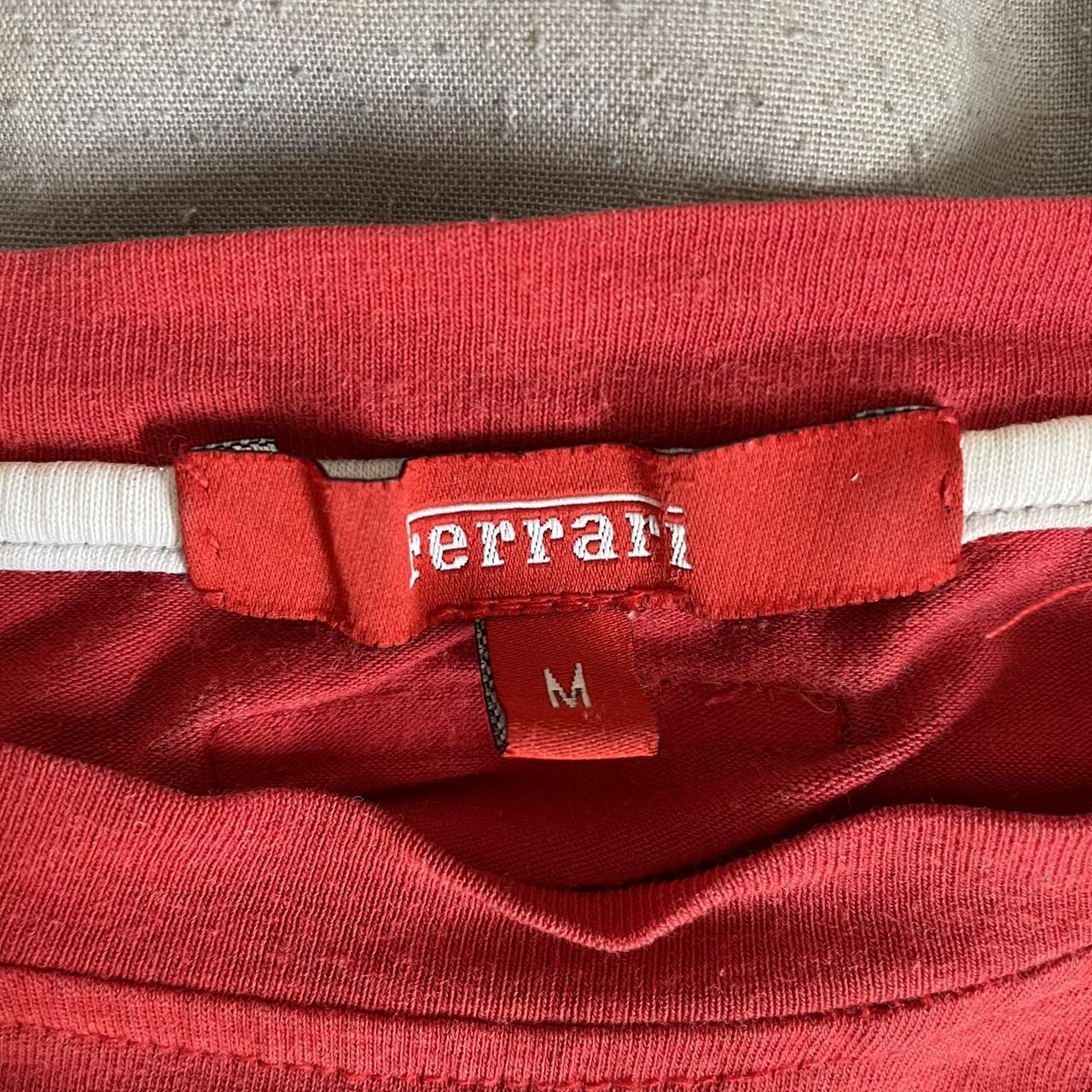 Vintage Ferrari red top - size medium - perfect... - Depop