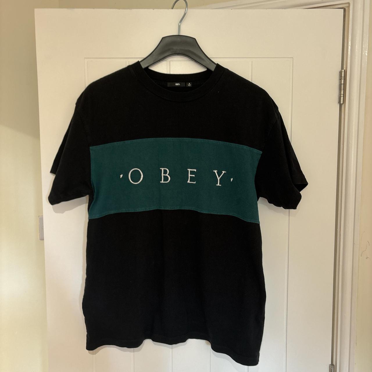 Small Obey shirt, worn a few times, good condition - Depop